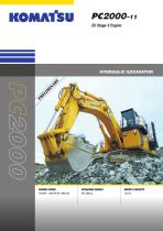 重型挖掘机 - PC2000-11 - Komatsu Europe/小松欧洲 - 履带式 / 柴油 / 采矿/采石