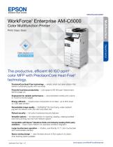 喷墨式打印机 - WorkForce Enterprise AM-C6000 - EPSON/爱普生 - 落地 / 彩色 / 带触摸屏