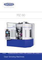 齿轮磨床 - RZ 260 - Reishauer - 平面 / CNC数控 / 连续式
