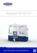 齿轮磨床 - RZ 410 4.0 - Reishauer - 外圆 / 通用 / 固定式