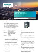 过载保护继电器 - SIPROTEC 7SJ series - Siemens Energy automation and smart ...