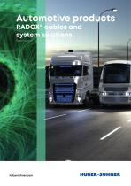 单芯电缆 - RADOX® 155 - HUBER+SUHNER/德国HUBER - 供电 / 阻燃 / 高温