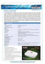 台式电池充电器 - PLV60-USB - Powersolve Electronics - 通用 / CE / USB