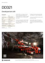 隧道大型钻机 - DD321 - Sandvik Mining and Rock Technology - 双臂