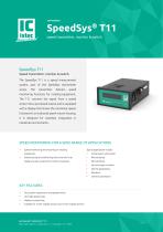 电子速度转换开关 - SpeedSys T11 - Istec - 继电器输出