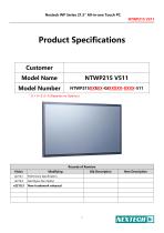LED背光工业平板电脑 - NTWP215 V511 - Nextech - PCAP电容式触摸屏 / 多点触摸屏式 / 21.5"