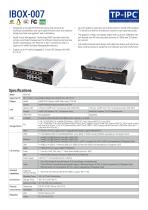IA电脑 - IBOX-007 - TP-IPC - 嵌入式 / 壁挂 / 台式