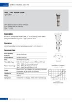 往复止回阀 - LS04-P0 - Hydrabase - G / 螺旋式 / 标准