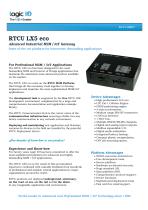 通信网关 - LX5 eco - LOGICIO - 安全 / 工业 / IoT