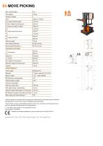 VNA订单拣选车 - E6 Move Picking - Elevah - 电动 / 叉车 / 立式
