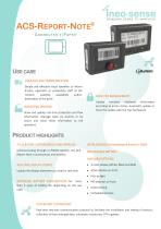 流量指示器 - ACS-REPORT-NOTE® - INEO-SENSE - 标签 / LED显示 / 面板型