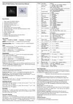 可编程恒温器 - BC204 - Beijing Breeze Technology Co.,Ltd - 壁挂 / 平面隔膜式 / 表面安装式