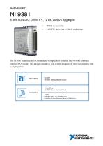 数字I/O模块 - NI-9381 - NATIONAL INSTRUMENTS/美国国家仪器 - 模拟 / 紧凑型RIO / 4路数字输入