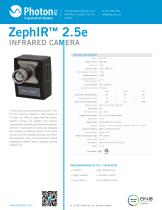 研究开发摄像机 - Zephir 2.5e - Photon etc. - 工业 / 数字 / SWIR