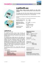 水分析仪 - LabSwift-aw - Novasina AGnsens-ht-eis - 水分活度 / 台式 / 便携式