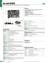 Intel® Core™单板机 - de next-RAP8 - AAEON/研扬科技