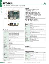 Pico-ITXSBC - PICO-RAP4 - AAEON/研扬科技 - 13th Generation Intel® Core™ / Intel® Core™ i7-1370PE ...